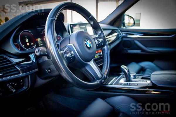 White BMW X5 2018 in Jekabpils, with an engine capacity of 3.00 L and mileage of 124 thousand km for 28000 €, photo 7 on AUTOMOTO.COM.LV