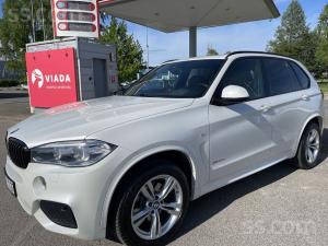 White BMW X5 2018 in Riga, with an engine capacity of 3.00 L and mileage of 169 thousand km for 29700 €, photo  on AUTOMOTO.COM.LV