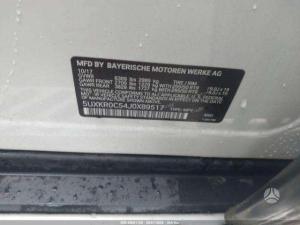 White BMW X5 2018 in Klaipeda, with an engine capacity of 0.00 L and mileage of 125 thousand km for 8200 €, photo 10 on AUTOMOTO.COM.LV