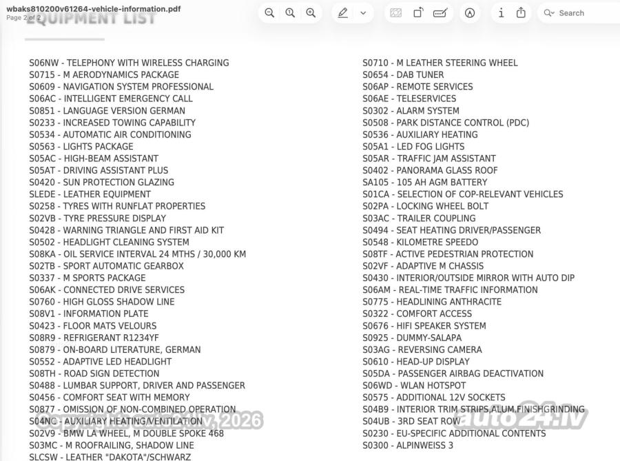 Белый БМВ Х5 2018 в Тарту, объемом двигателя 3.00 л и пробегом 209 тыс. км за 25990 €, фото 29 на AUTOMOTO.COM.LV