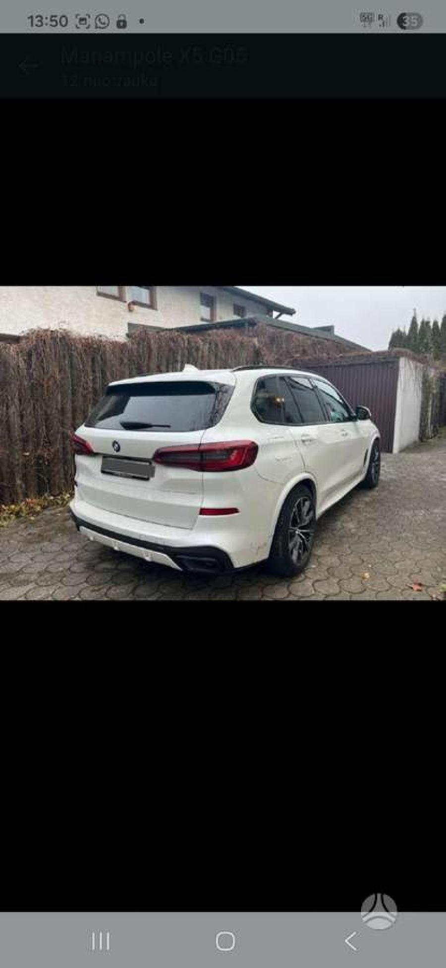 Balts BMW X5 2019 Viļņa, ar dzinēja tilpumu 2.99 L un nobraukumu 250 tūkst. km par 36000 €, foto 13 vietnē AUTOMOTO.COM.LV