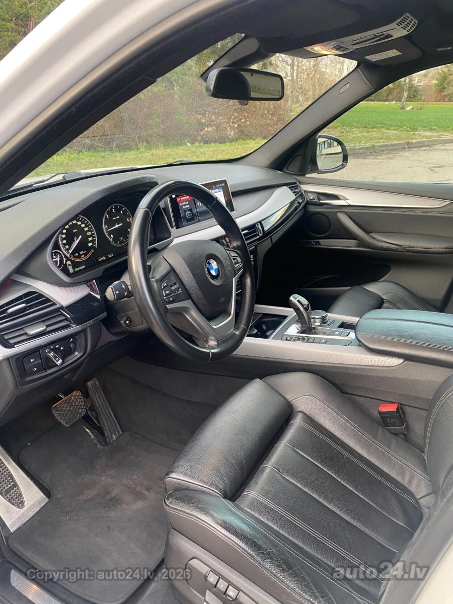 White BMW X5 2019 in Tallinn, with an engine capacity of 3.00 L and mileage of 177 thousand km for 28900 €, photo 7 on AUTOMOTO.COM.LV