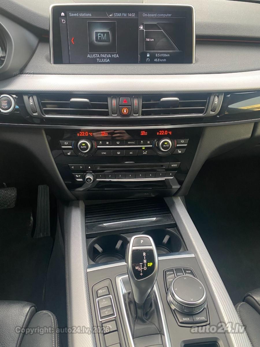 White BMW X5 2019 in Tallinn, with an engine capacity of 3.00 L and mileage of 177 thousand km for 28900 €, photo 9 on AUTOMOTO.COM.LV