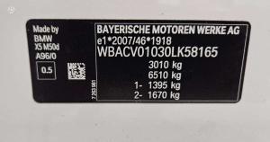 Balts BMW X5 2019 Marijampole, ar dzinēja tilpumu 2.99 L un nobraukumu 258 tūkst. km par 33900 €, foto 43 vietnē AUTOMOTO.COM.LV