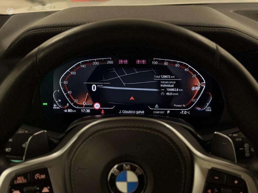 Balts BMW X5 2021 Viļņa, ar dzinēja tilpumu 2.99 L un nobraukumu 130 tūkst. km par 43500 €, foto 22 vietnē AUTOMOTO.COM.LV