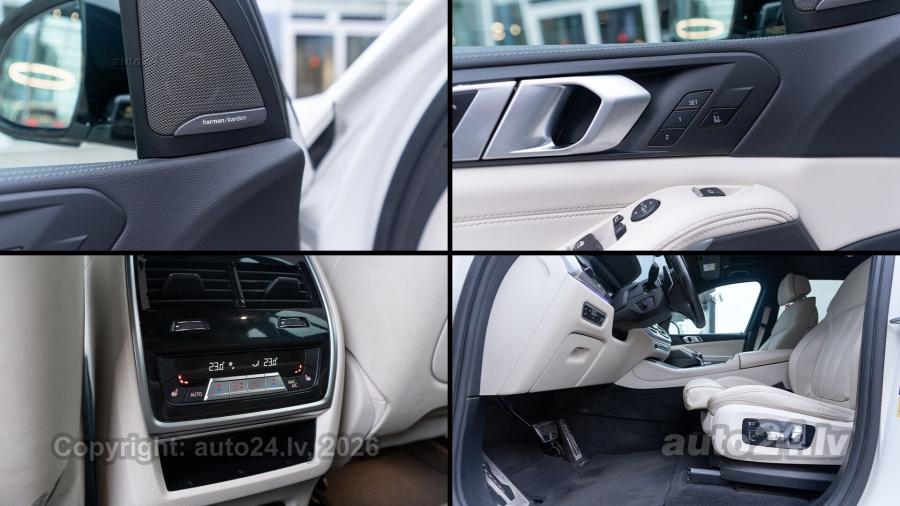 White BMW X5 2021 in Tallinn, with an engine capacity of 3.00 L and mileage of 166 thousand km for 48900 €, photo 8 on AUTOMOTO.COM.LV