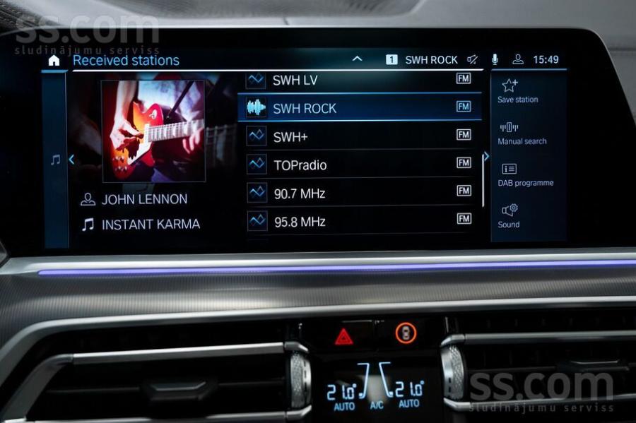 Белый БМВ Х5 2021 в Рига, объемом двигателя 3.00 л и пробегом 107 тыс. км за 48500 €, фото 33 на AUTOMOTO.COM.LV
