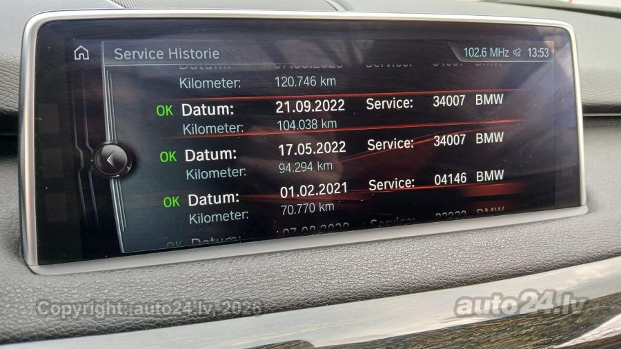 White BMW X5 2017 in Tallinn, with an engine capacity of 3.00 L and mileage of 149 thousand km for 28900 €, photo 8 on AUTOMOTO.COM.LV
