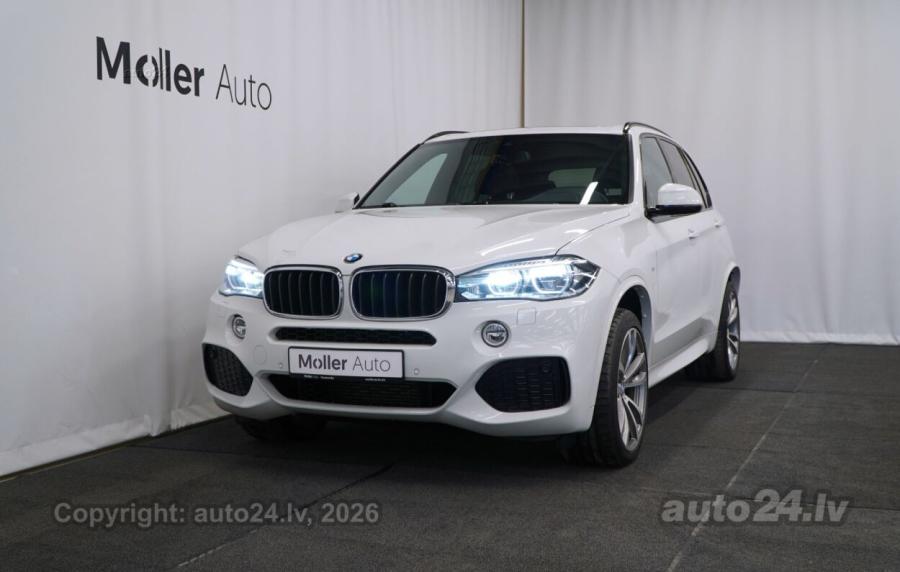 White BMW X5 2018 in Tallinn, with an engine capacity of 3.00 L and mileage of 128 thousand km for 34900 €, photo 2 on AUTOMOTO.COM.LV