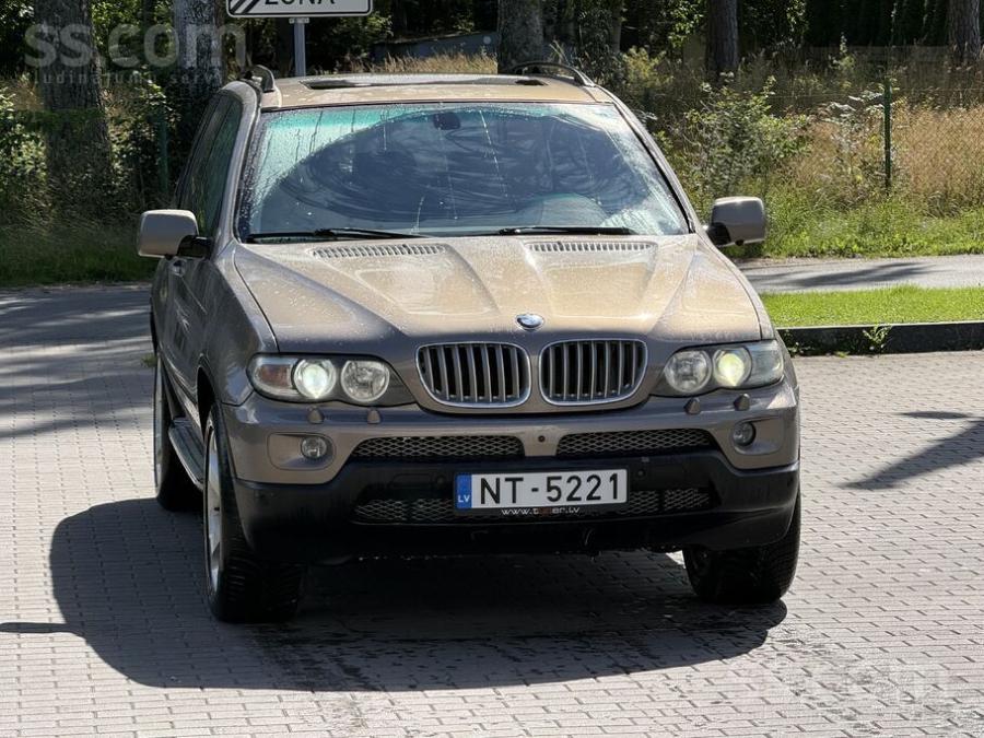 Yellow BMW X5 2005 in Riga, with an engine capacity of 4.40 L and mileage of 310 thousand km for 3700 €, photo 3 on AUTOMOTO.COM.LV