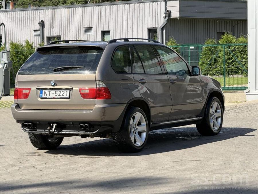 Yellow BMW X5 2005 in Riga, with an engine capacity of 4.40 L and mileage of 310 thousand km for 3700 €, photo 6 on AUTOMOTO.COM.LV