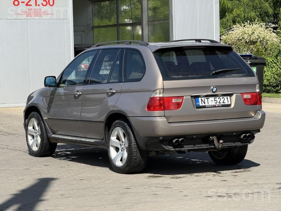 Yellow BMW X5 2005 in Riga, with an engine capacity of 4.40 L and mileage of 310 thousand km for 3700 €, photo 7 on AUTOMOTO.COM.LV