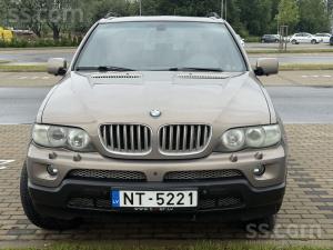 Желтый БМВ Х5 2006 в Рига, объемом двигателя 4.40 л и пробегом 320 тыс. км за 4600 €, фото 3 на AUTOMOTO.COM.LV