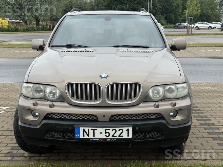 Желтый БМВ Х5 2006 в Рига, объемом двигателя 4.40 л и пробегом 320 тыс. км за 4600 €, фото 3 на AUTOMOTO.COM.LV