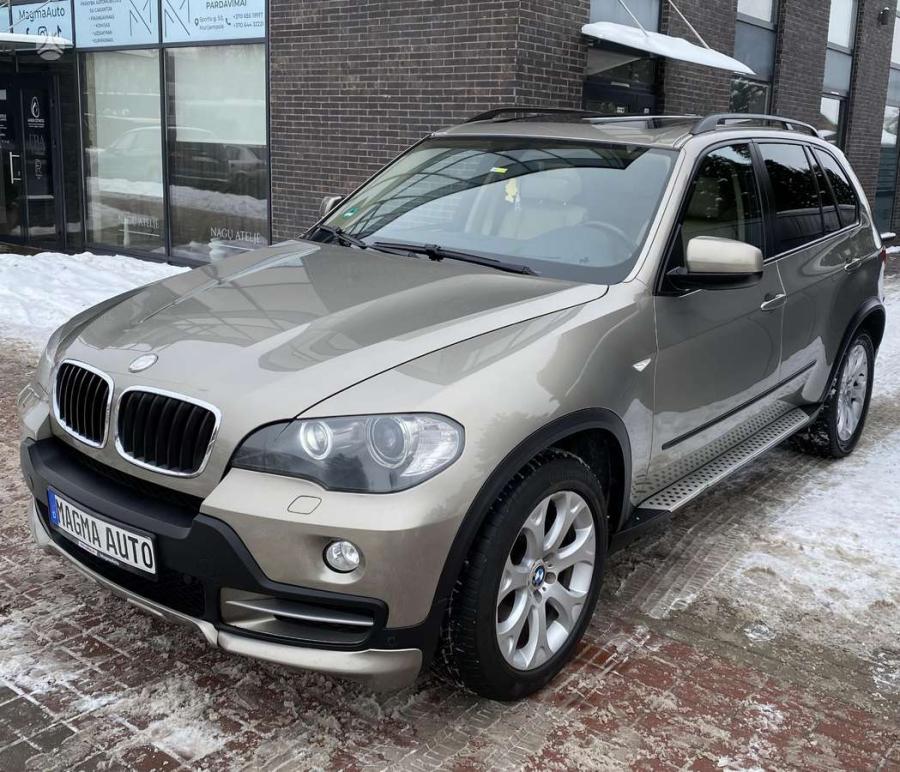 Dzeltens BMW X5 2007 Marijampole, ar dzinēja tilpumu 2.99 L un nobraukumu 243 tūkst. km par 9350 €, foto 6 vietnē AUTOMOTO.COM.LV
