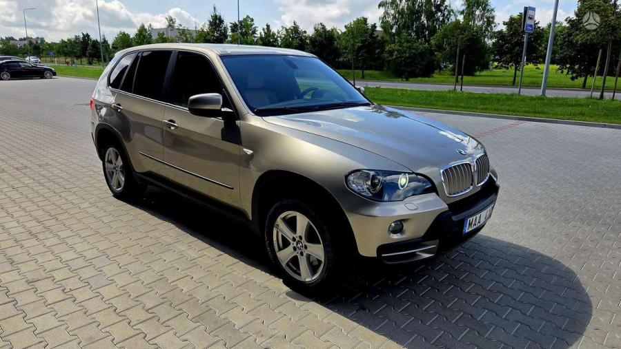Dzeltens BMW X5 2007 Šauļi, ar dzinēja tilpumu 2.99 L un nobraukumu 338 tūkst. km par 6500 €, foto 5 vietnē AUTOMOTO.COM.LV