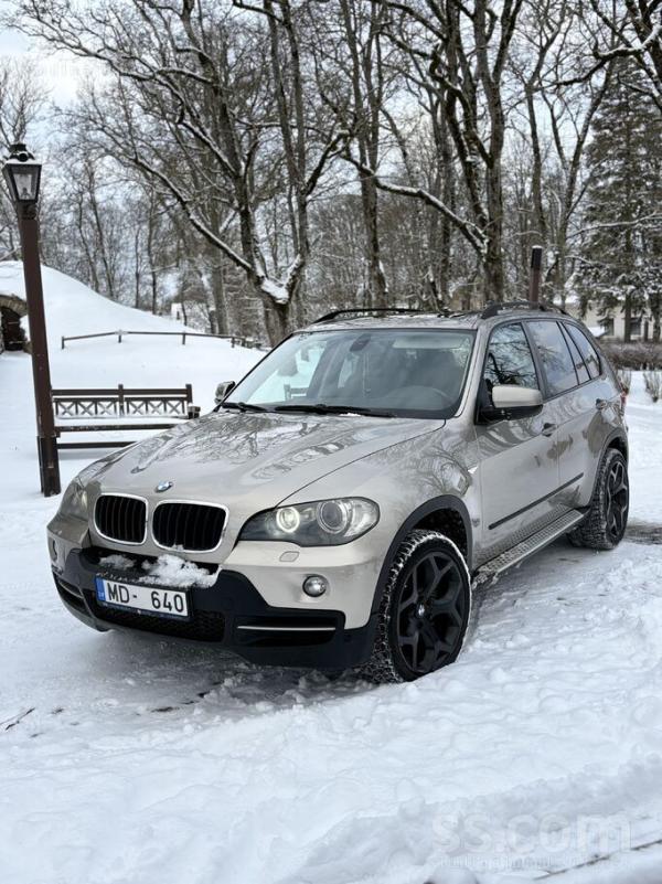 Yellow BMW X5 2008 in Kuldiga, with an engine capacity of 3.00 L and mileage of 0 thousand km for 9850 €, photo 9 on AUTOMOTO.COM.LV