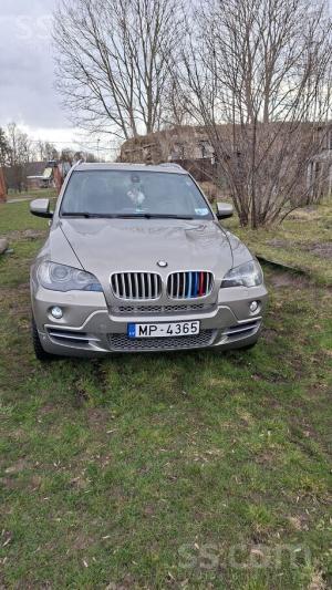 Dzeltens BMW X5 2008 Jelgava, ar dzinēja tilpumu 3.00 L un nobraukumu 332 tūkst. km par 9200 €, foto  vietnē AUTOMOTO.COM.LV