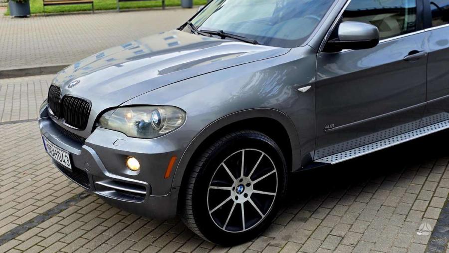 Dzeltens BMW X5 2009 Šauļi, ar dzinēja tilpumu 4.80 L un nobraukumu 369 tūkst. km par 6000 €, foto 21 vietnē AUTOMOTO.COM.LV