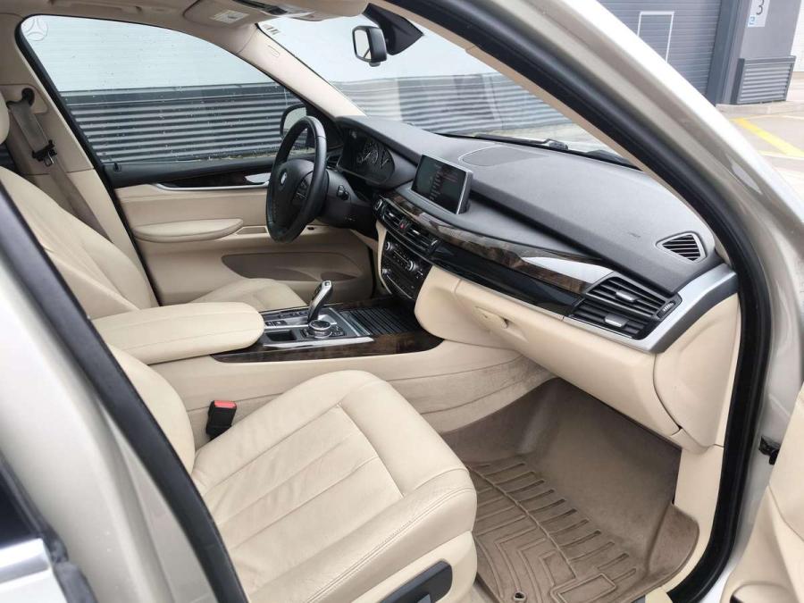 Dzeltens BMW X5 2014 Šauļi, ar dzinēja tilpumu 2.98 L un nobraukumu 296 tūkst. km par 9900 €, foto 16 vietnē AUTOMOTO.COM.LV