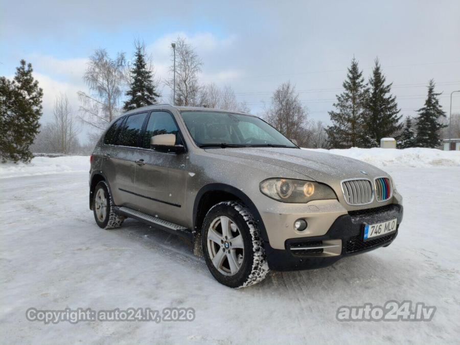 Yellow BMW X5 2008 in Tallinn, with an engine capacity of 3.00 L and mileage of 293 thousand km for 6900 €, photo 4 on AUTOMOTO.COM.LV