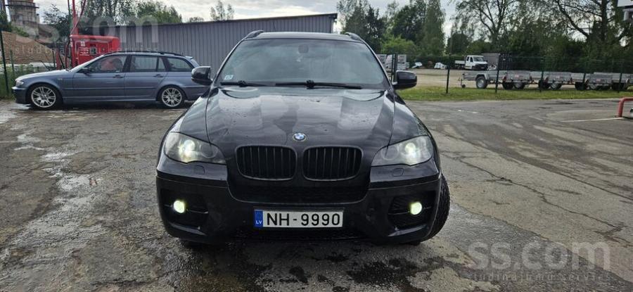 Black BMW X6 2008 in Cesis, with an engine capacity of 3.00 L and mileage of 444 thousand km for 25000 €, photo 22 on AUTOMOTO.COM.LV