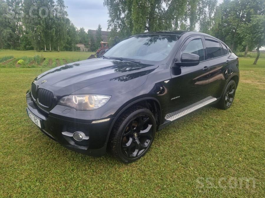 Black BMW X6 2012 in Ogre, with an engine capacity of 3.00 L and mileage of 350 thousand km for 12000 €, photo 1 on AUTOMOTO.COM.LV