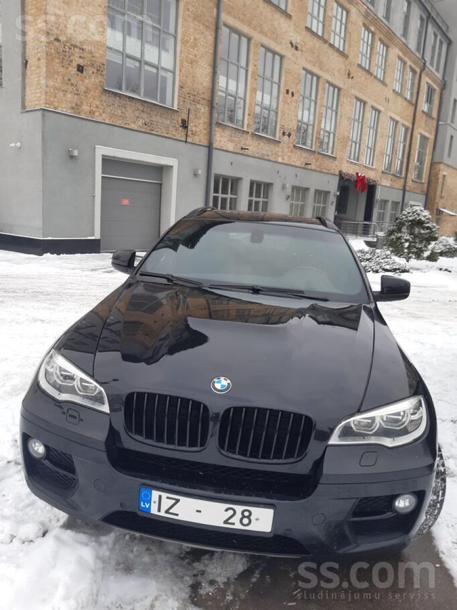 Melns BMW X6 2014 Tukums, ar dzinēja tilpumu 3.00 L un nobraukumu 0 tūkst. km par 15500 €, foto 1 vietnē AUTOMOTO.COM.LV