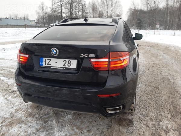 Melns BMW X6 2014 Tukums, ar dzinēja tilpumu 3.00 L un nobraukumu 0 tūkst. km par 15500 €, foto 6 vietnē AUTOMOTO.COM.LV