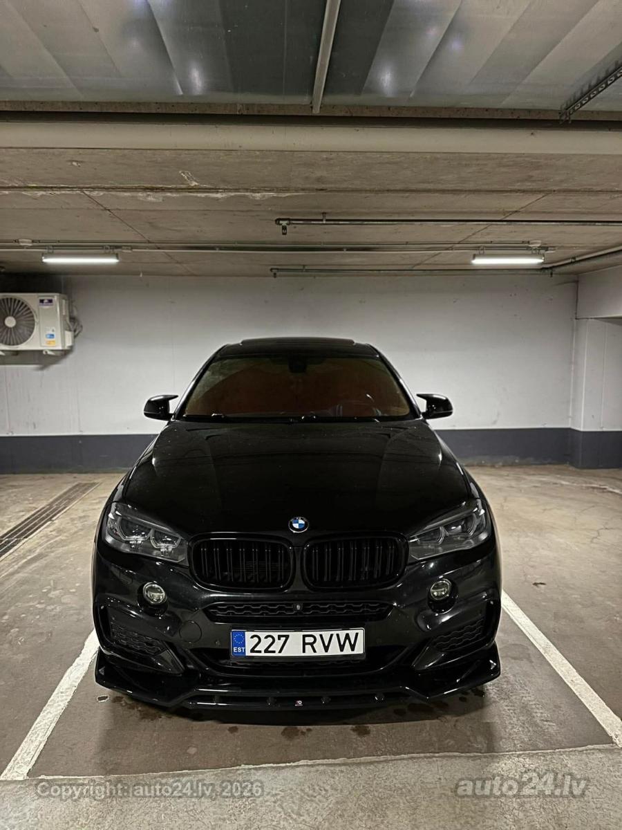 Black BMW X6 2016 in Tallinn, with an engine capacity of 3.00 L and mileage of 0 thousand km for 30000 €, photo 1 on AUTOMOTO.COM.LV