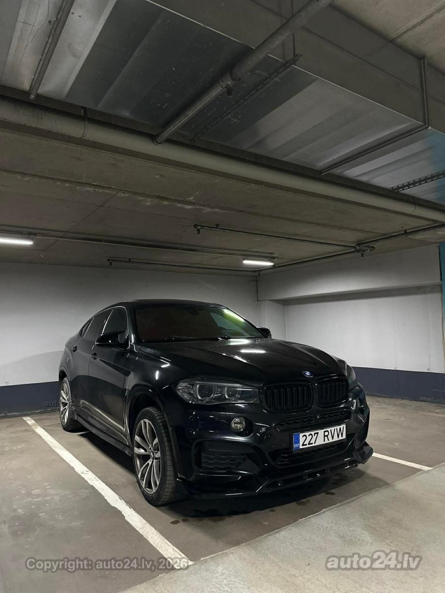 Black BMW X6 2016 in Tallinn, with an engine capacity of 3.00 L and mileage of 0 thousand km for 30000 €, photo 3 on AUTOMOTO.COM.LV