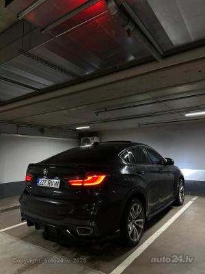 Black BMW X6 2016 in Tallinn, with an engine capacity of 3.00 L and mileage of 0 thousand km for 30000 €, photo 7 on AUTOMOTO.COM.LV