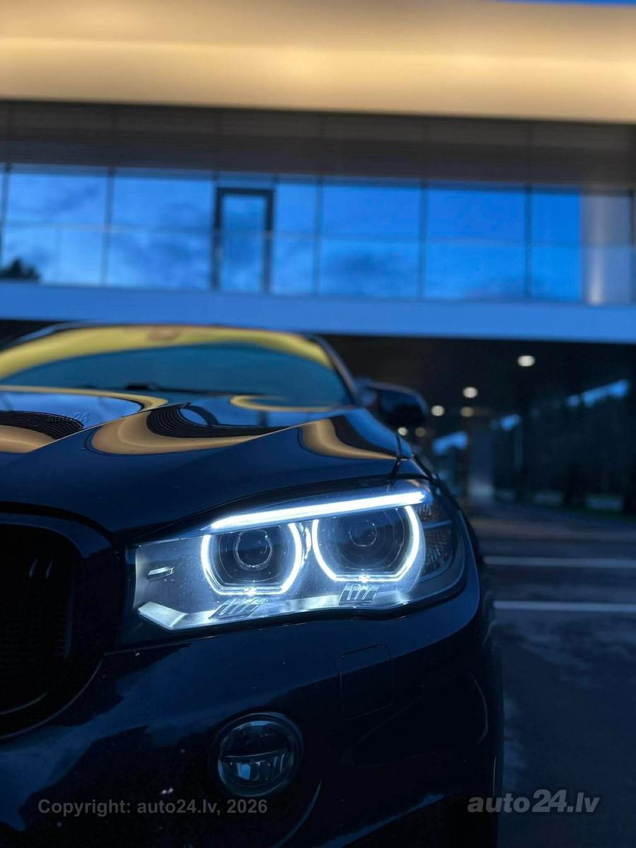 Black BMW X6 2016 in Tallinn, with an engine capacity of 3.00 L and mileage of 0 thousand km for 30000 €, photo 17 on AUTOMOTO.COM.LV