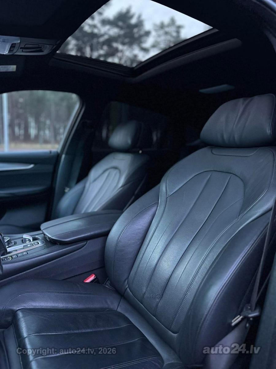 Black BMW X6 2016 in Tallinn, with an engine capacity of 3.00 L and mileage of 0 thousand km for 30000 €, photo 20 on AUTOMOTO.COM.LV