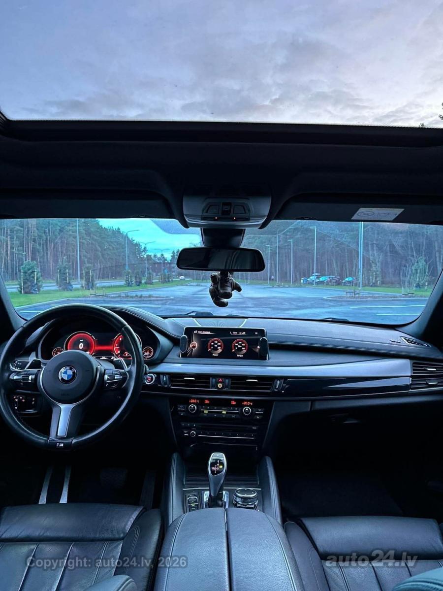 Black BMW X6 2016 in Tallinn, with an engine capacity of 3.00 L and mileage of 0 thousand km for 30000 €, photo 23 on AUTOMOTO.COM.LV
