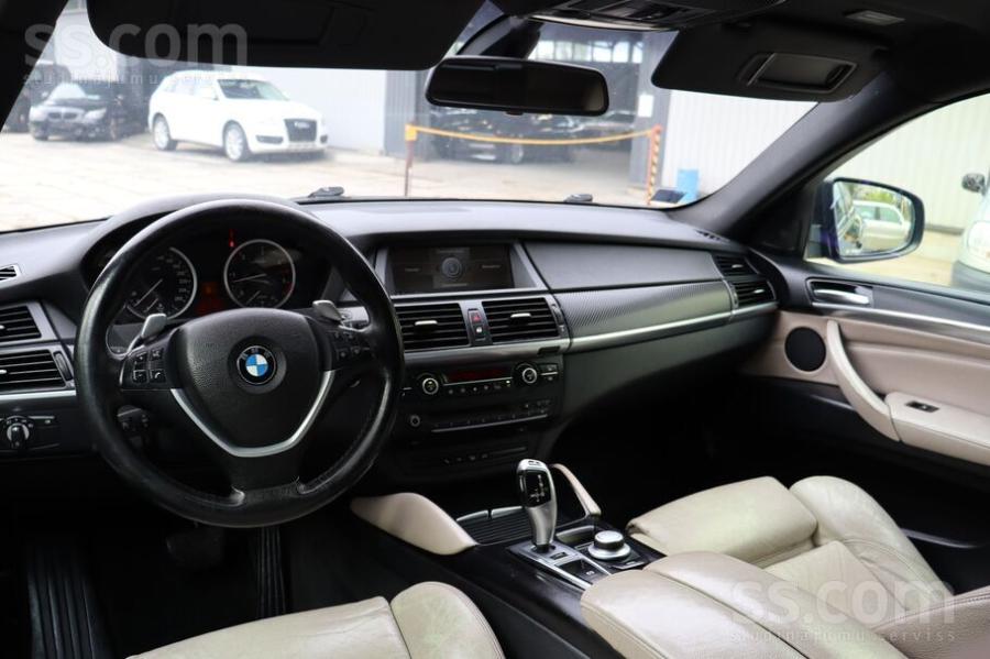 Melns BMW X6 2008 Rīga, ar dzinēja tilpumu 3.00 L un nobraukumu 0 tūkst. km par 10990 €, foto 10 vietnē AUTOMOTO.COM.LV