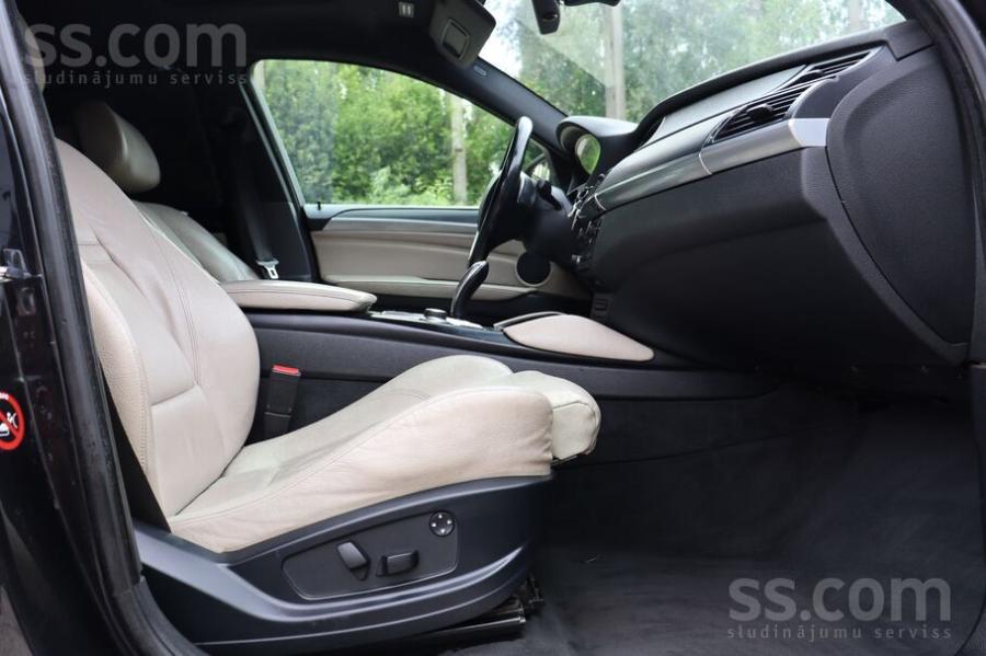 Melns BMW X6 2008 Rīga, ar dzinēja tilpumu 3.00 L un nobraukumu 0 tūkst. km par 10990 €, foto 13 vietnē AUTOMOTO.COM.LV