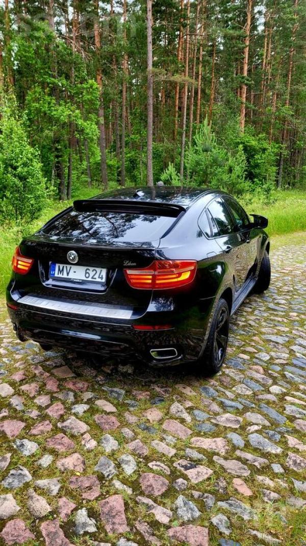 Melns BMW X6 2008 Jēkabpils, ar dzinēja tilpumu 3.00 L un nobraukumu 315 tūkst. km par 11700 €, foto 5 vietnē AUTOMOTO.COM.LV