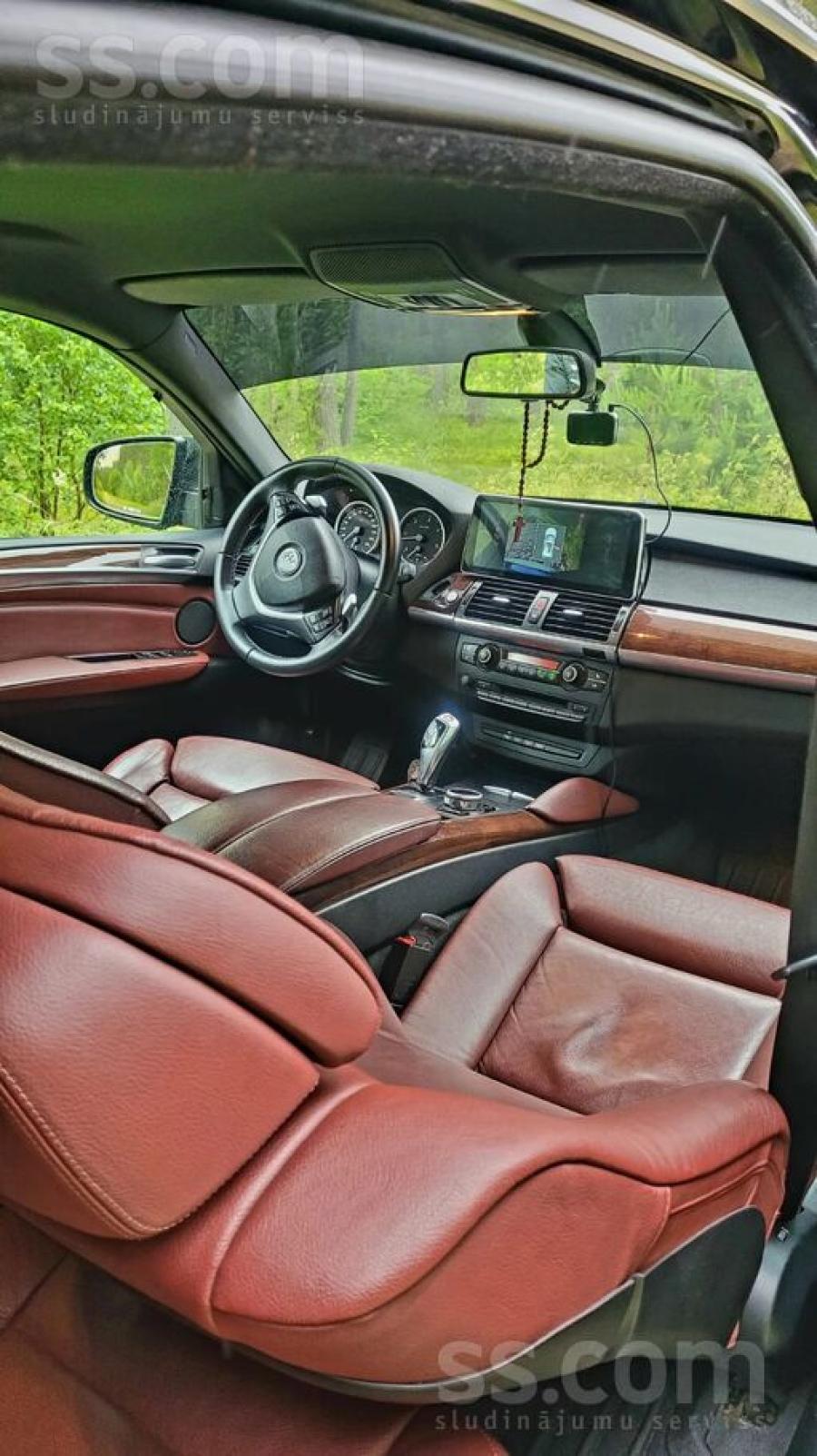 Melns BMW X6 2008 Jēkabpils, ar dzinēja tilpumu 3.00 L un nobraukumu 315 tūkst. km par 11700 €, foto 6 vietnē AUTOMOTO.COM.LV