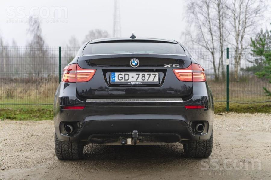 Melns BMW X6 2008 Rīga, ar dzinēja tilpumu 3.00 L un nobraukumu 388 tūkst. km par 10790 €, foto 5 vietnē AUTOMOTO.COM.LV