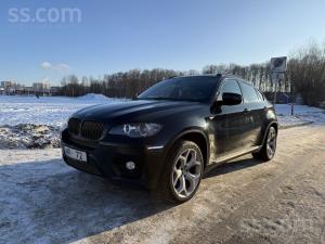 Black BMW X6 2008 in Riga, with an engine capacity of 3.00 L and mileage of 369 thousand km for 11990 €, photo  on AUTOMOTO.COM.LV