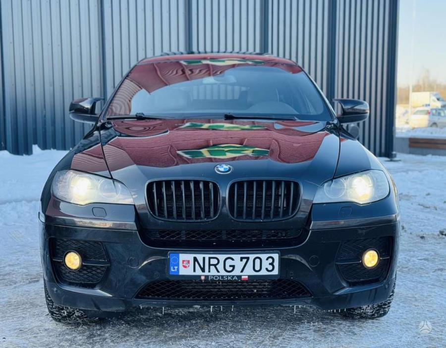 Melns BMW X6 2008 Kauņa, ar dzinēja tilpumu 2.99 L un nobraukumu 247 tūkst. km par 9300 €, foto 8 vietnē AUTOMOTO.COM.LV