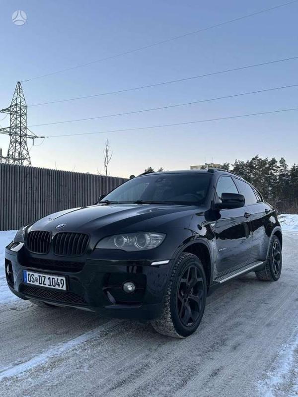 Melns BMW X6 2008 Viļņa, ar dzinēja tilpumu 2.99 L un nobraukumu 255 tūkst. km par 11450 €, foto 1 vietnē AUTOMOTO.COM.LV