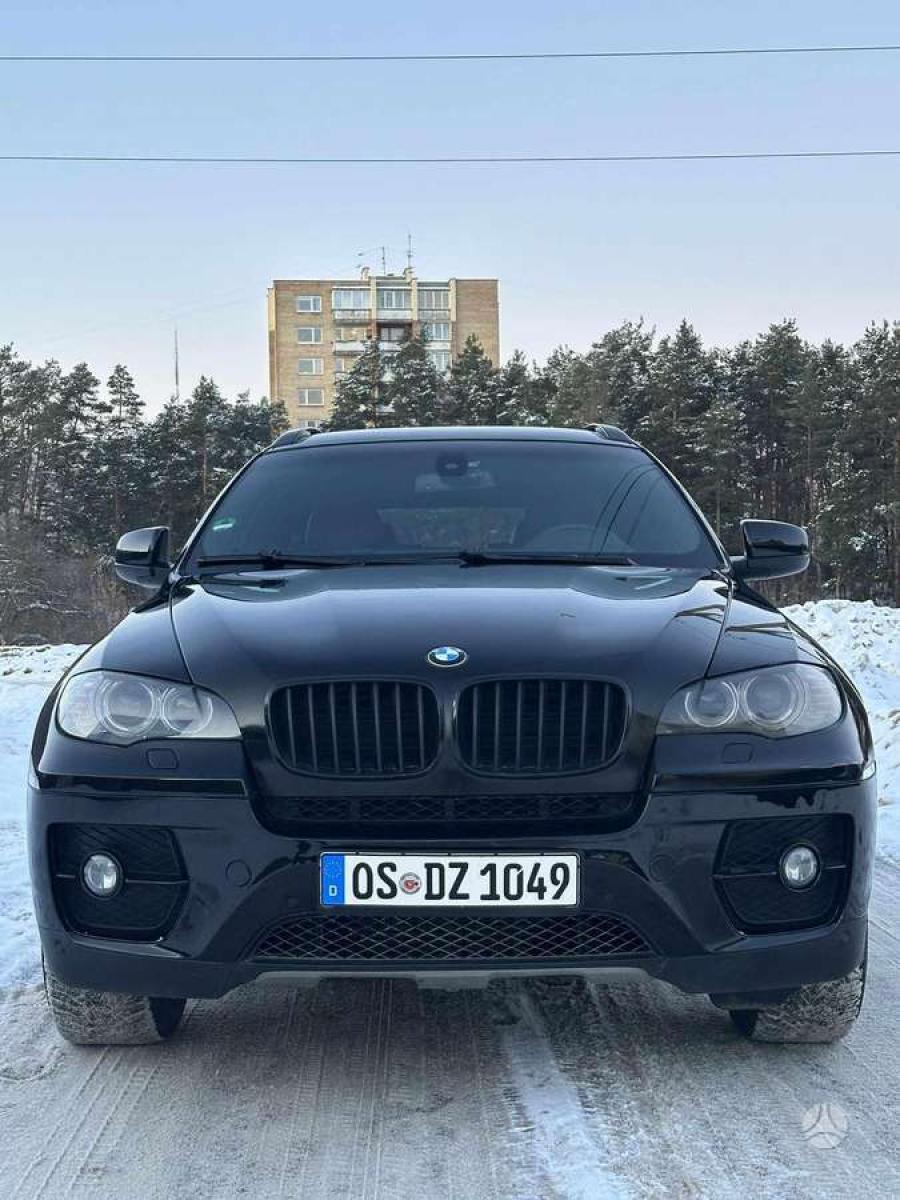 Black BMW X6 2008 in Vilnius, with an engine capacity of 2.99 L and mileage of 255 thousand km for 11450 €, photo 3 on AUTOMOTO.COM.LV