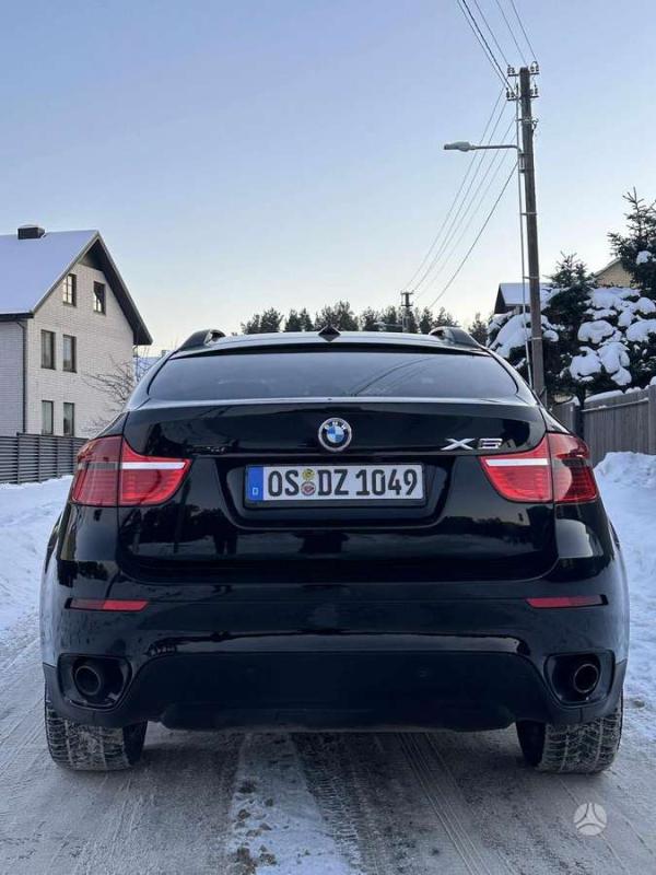 Melns BMW X6 2008 Viļņa, ar dzinēja tilpumu 2.99 L un nobraukumu 255 tūkst. km par 11450 €, foto 5 vietnē AUTOMOTO.COM.LV