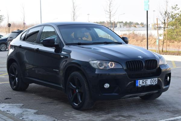 Melns BMW X6 2008 Viļņa, ar dzinēja tilpumu 3.00 L un nobraukumu 326 tūkst. km par 9950 €, foto 3 vietnē AUTOMOTO.COM.LV