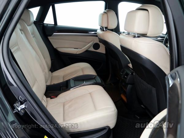 Black BMW X6 2008 in Tallinn, with an engine capacity of 3.00 L and mileage of 168 thousand km for 8499 €, photo 7 on AUTOMOTO.COM.LV