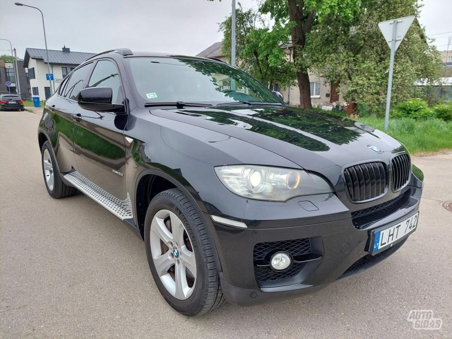 Black BMW X6 2008 in Alytus, with an engine capacity of 5.00 L and mileage of 210 thousand km for 6600 €, photo 3 on AUTOMOTO.COM.LV
