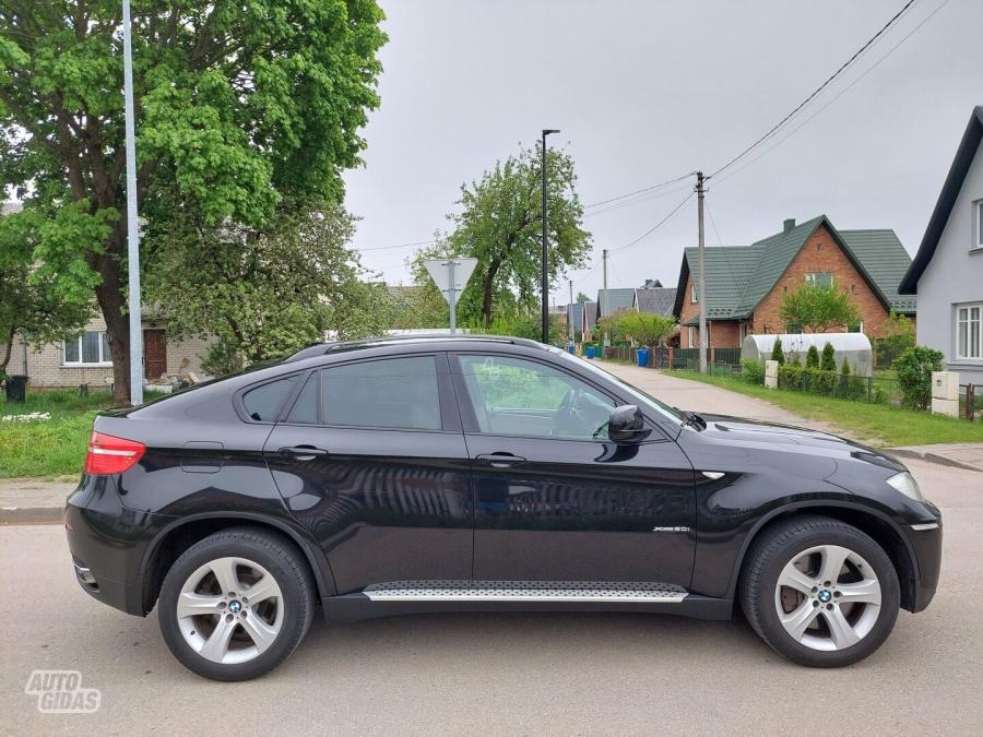 Black BMW X6 2008 in Alytus, with an engine capacity of 5.00 L and mileage of 210 thousand km for 6600 €, photo 9 on AUTOMOTO.COM.LV