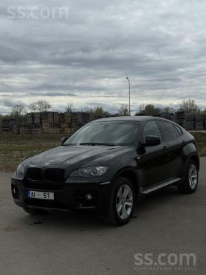 Melns BMW X6 2008 Krāslava, ar dzinēja tilpumu 3.00 L un nobraukumu 233 tūkst. km par 10500 €, foto  vietnē AUTOMOTO.COM.LV